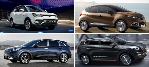 [오토갤러리] 소형SUV 티볼리에어·투싼·스포티지·QM3·니로 vs 중형차 SM6·쏘나타·말리부 ‘전쟁’…아반떼·K7·임팔라·제네시스EQ900·쏘렌토도 차별화 경쟁