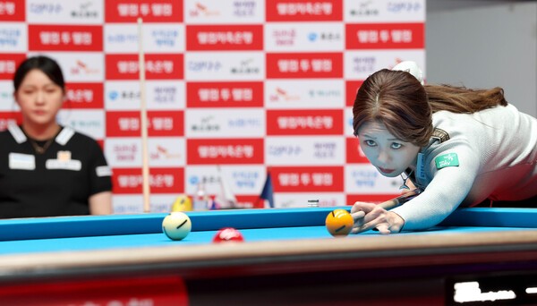 “이길 자가 없다” 당구 여제 김가영, 김민아 꺾고 LPBA 6회 연속 우승.통산 13승