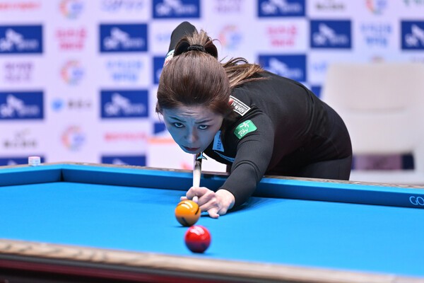 김세연, 당구 이정도는 쳐야지? 월드챔피언십 LPBA 역대 최고 애버리지 ‘3.143’ 기록