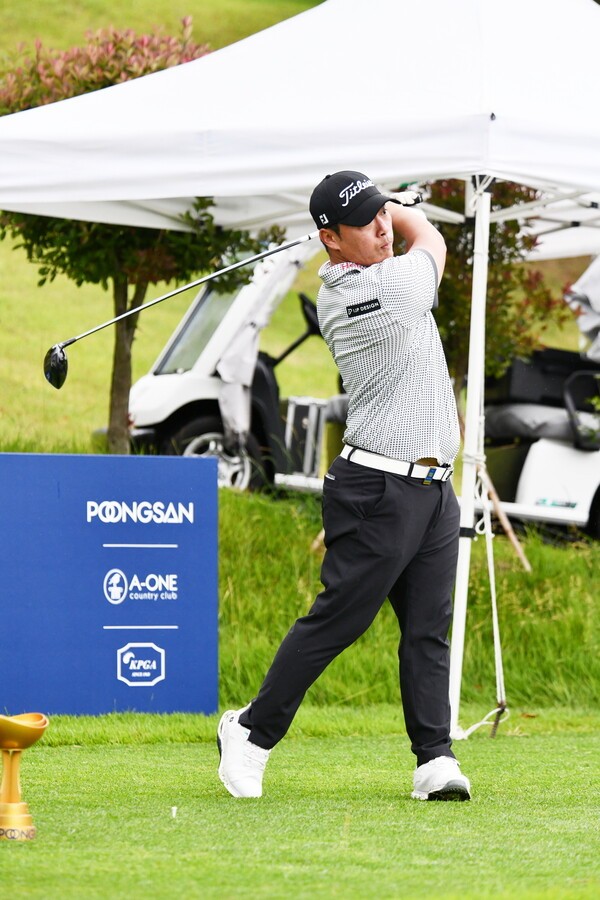 [포토 KPGA선수권대회] 박정민 프로, '드라이버 샷은 힘 빼고 정교하게~'